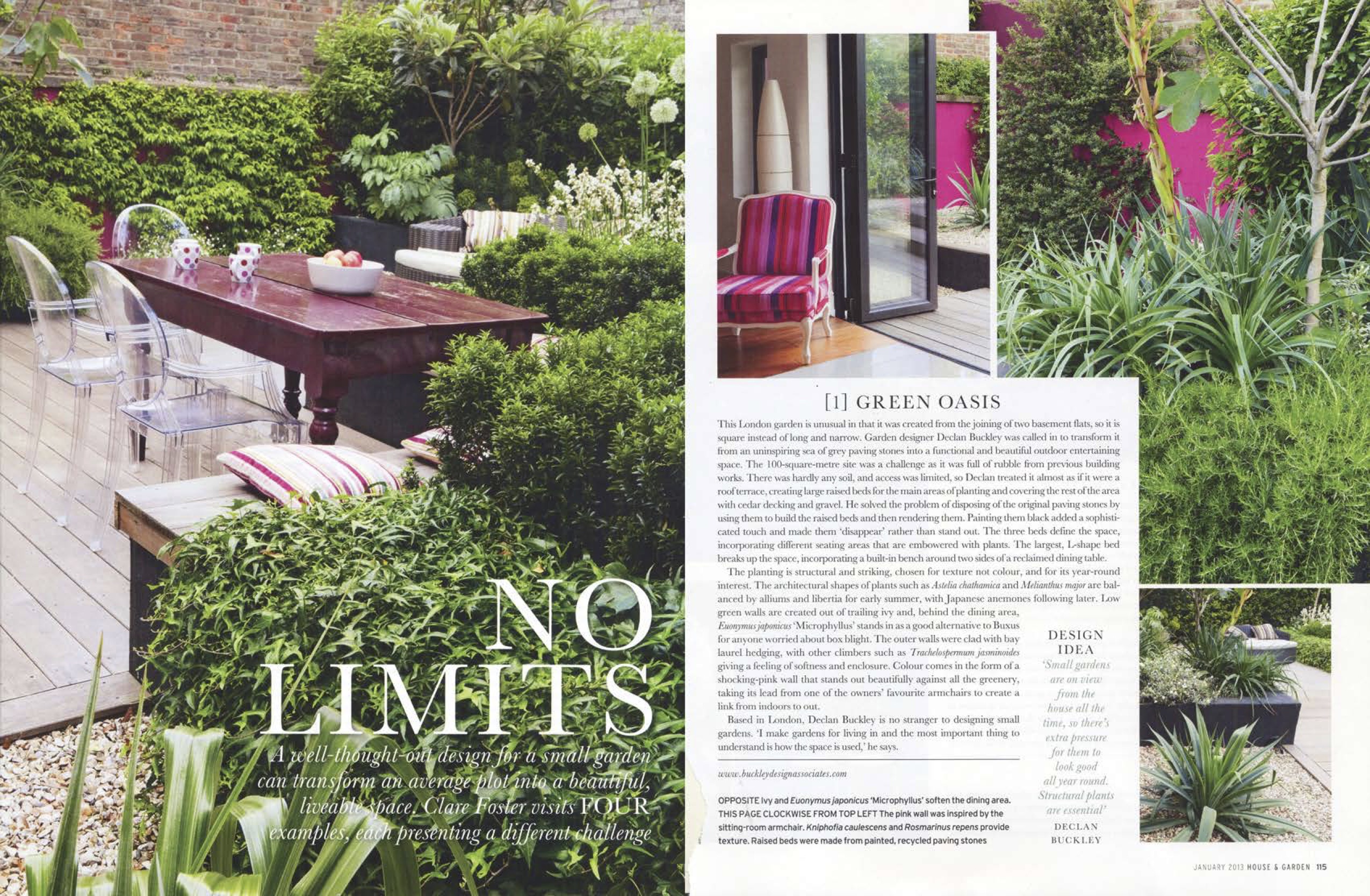 house and garden-colebrook row - buckley design associates